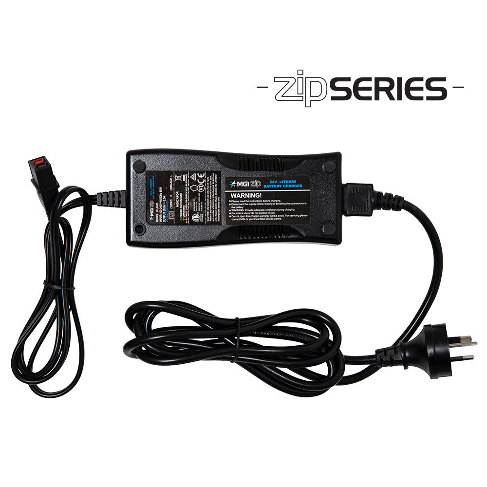 MGI Lithium 24v Zip Series Charger – MGI Golf NZ
